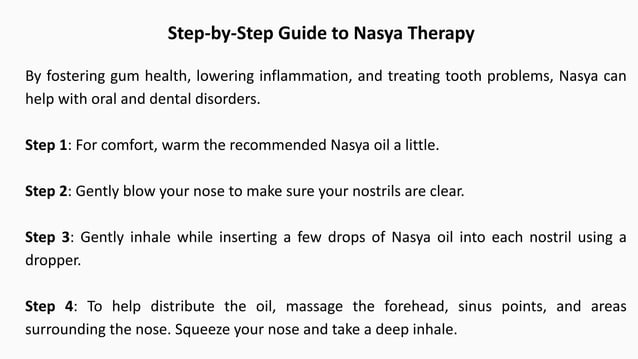 Nasya Therapy What Is It, Types And Benefits Of This Ancient Ayurvedic ...