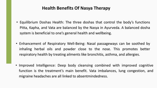 Nasya Therapy What Is It, Types And Benefits Of This Ancient Ayurvedic ...