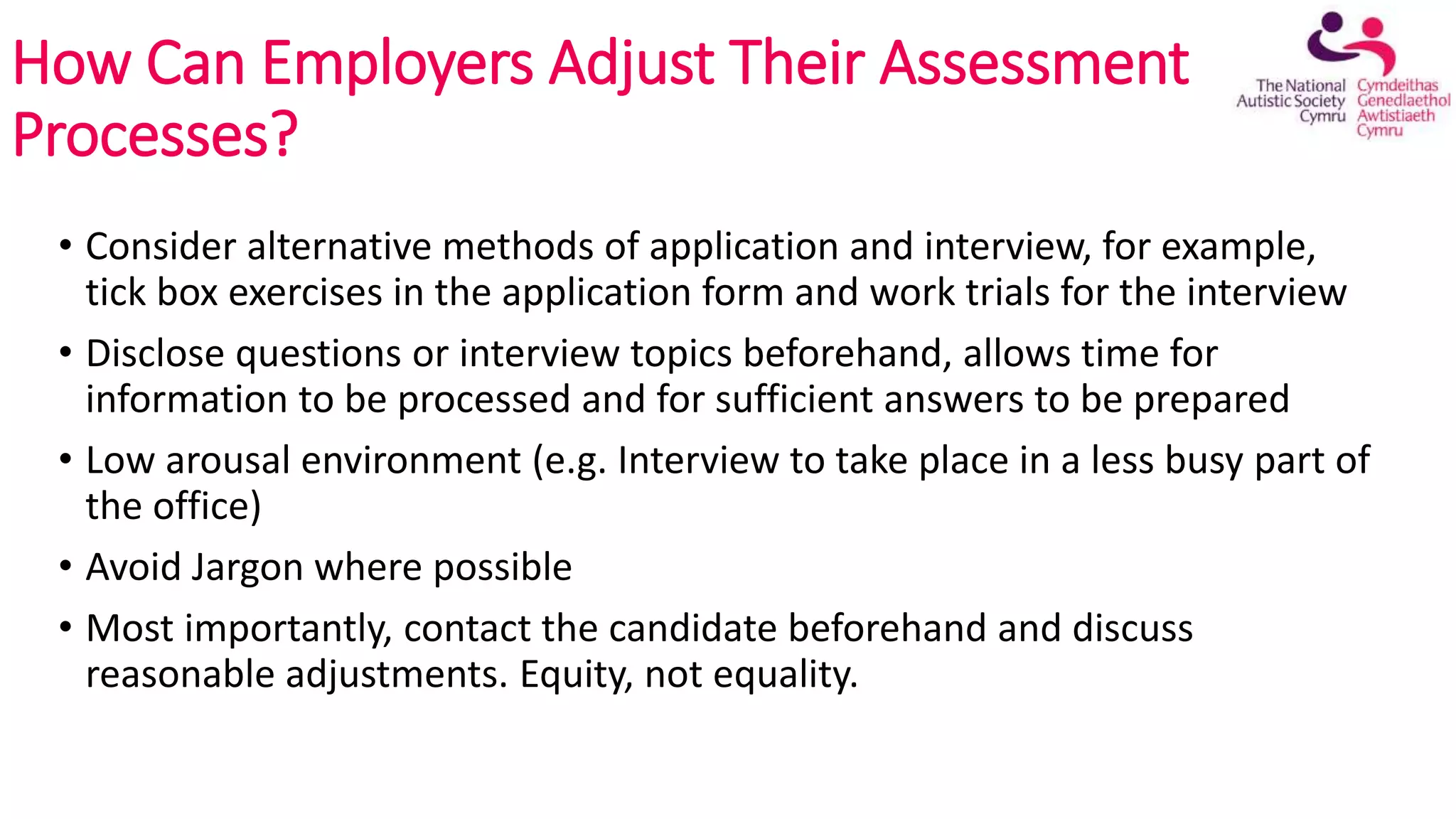 HR Insights, Disability Discrimination Law, National Autistic Society ...