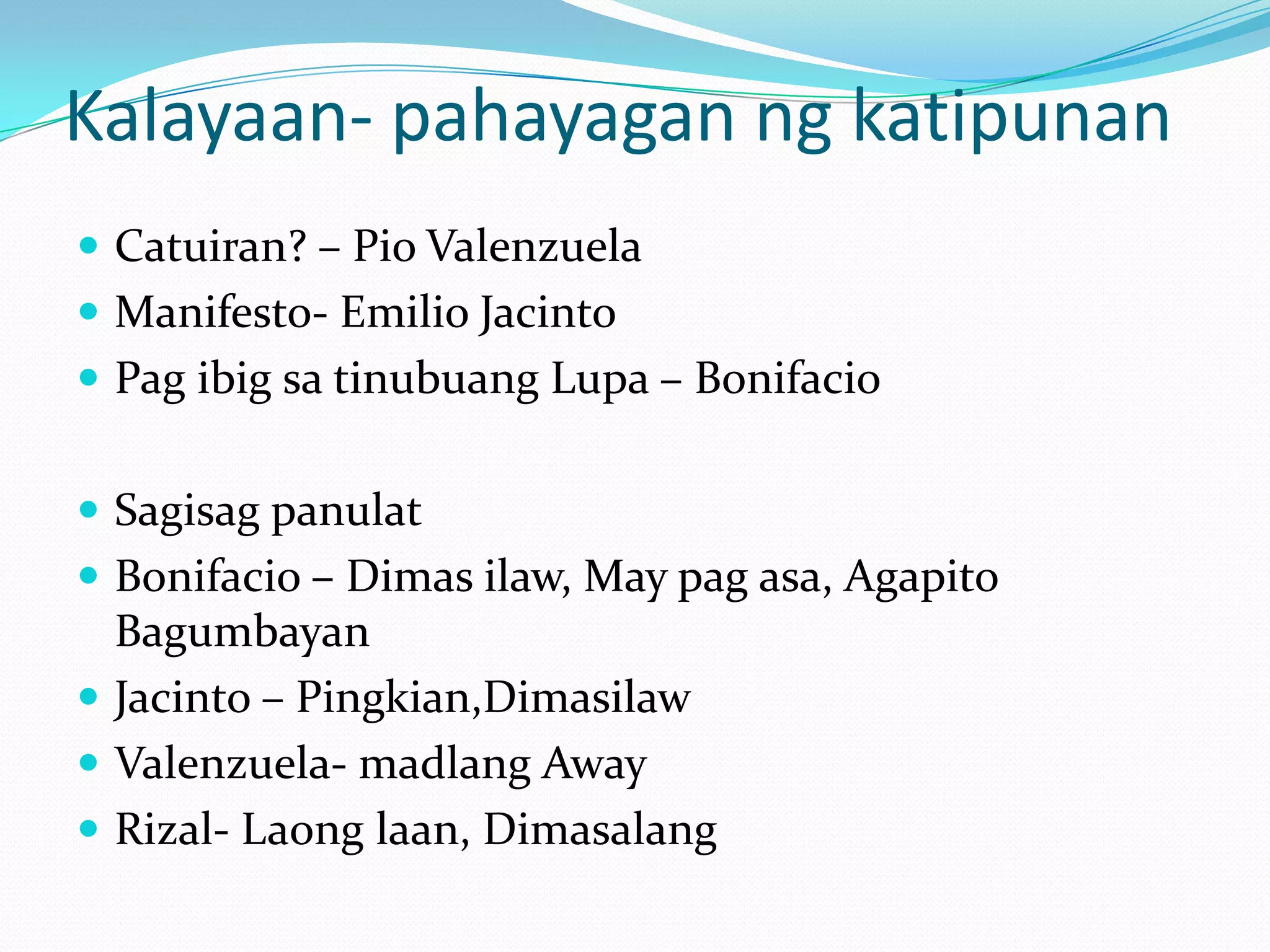 Nasyonalismo | PPTX