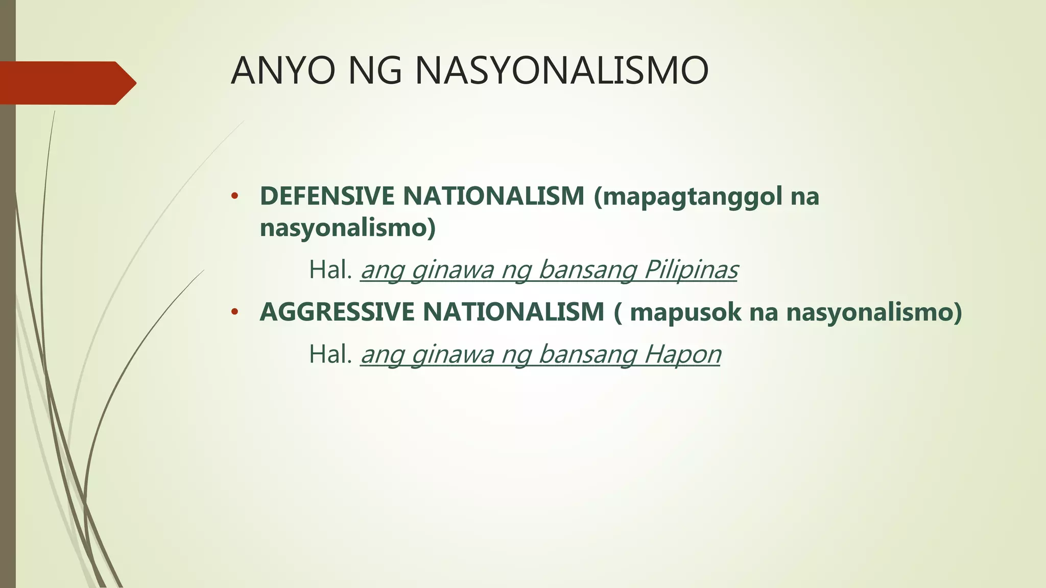 Nasyonalismo sa asya | PPTX