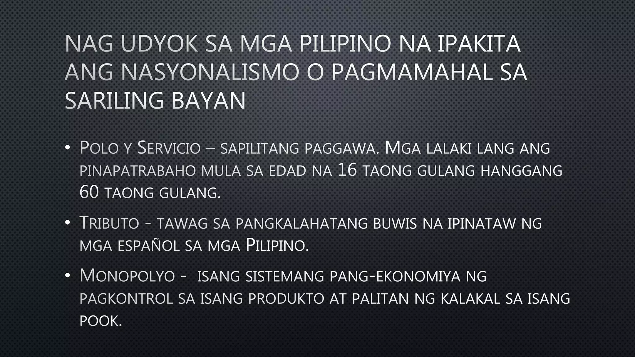 Nasyonalismo sa pilipinas | PPTX