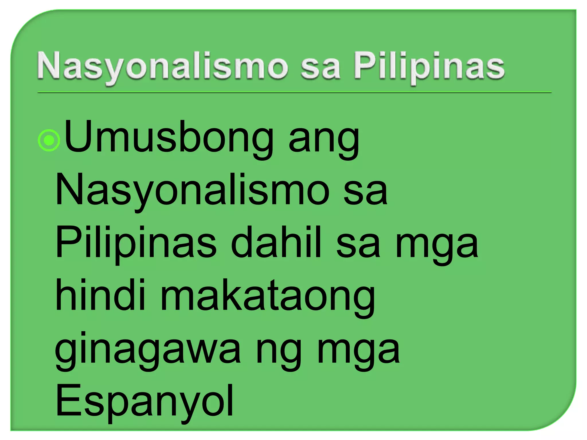Nasyonalismo sa Timog-Silangang Asya | PPTX