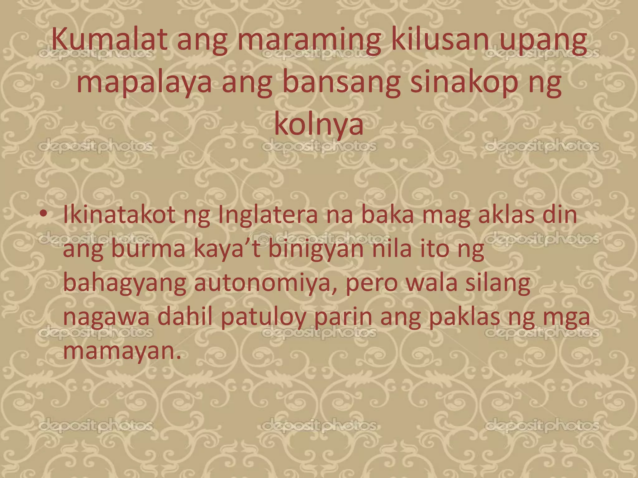 Nasyonalismo sa timog silangang asya | PPTX