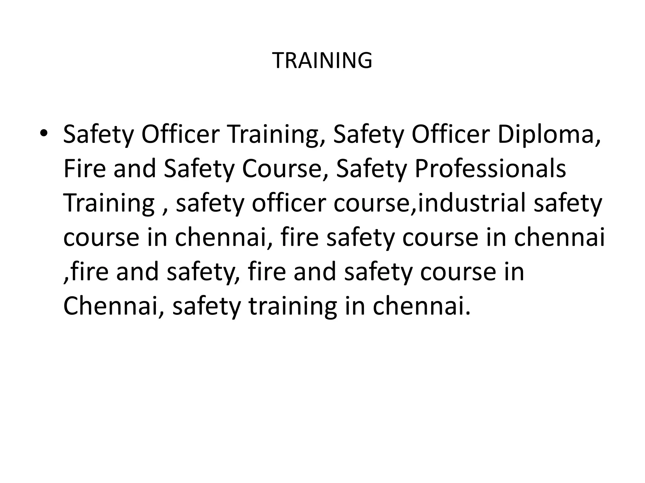 safety officers | PPTX