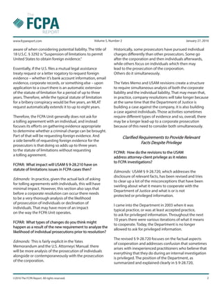 Views on the Recent USAM Changes: An Interview with The FCPA Report ...