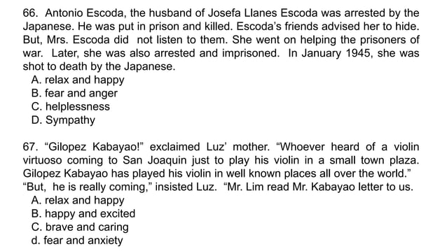 Nat 6 reviewer english | PPTX