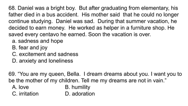 Nat 6 reviewer english | PPTX