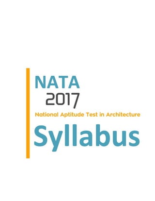 Nata 2017 Syllabus | PDF