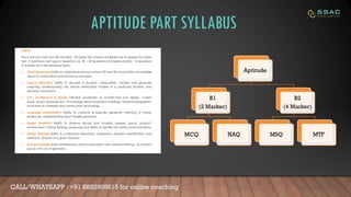 NATA 2024 SYLLABUS, full syllabus explained in detail | PDF