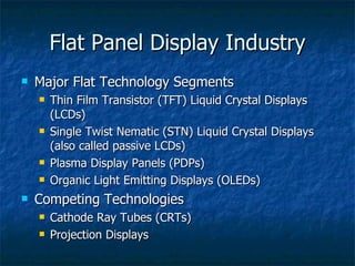 Flat Panel Displays | PPT