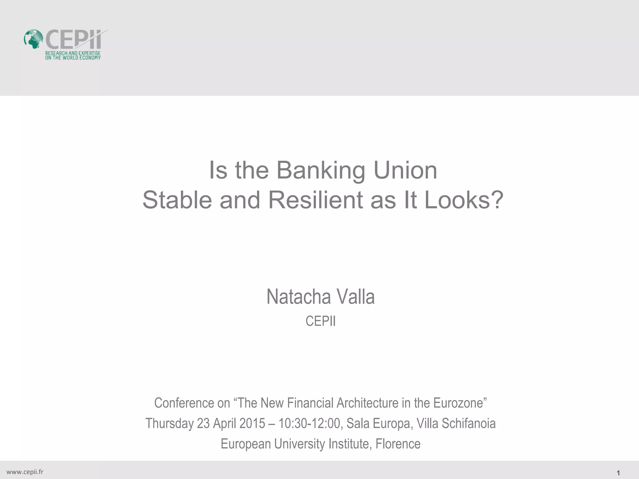 Is the Banking Union Stable and Resilient as It Looks? | The New ...