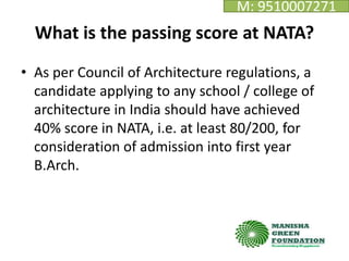 MANISHA DESIGN | NATA COACHING CLASS IN BARODA | PPTX