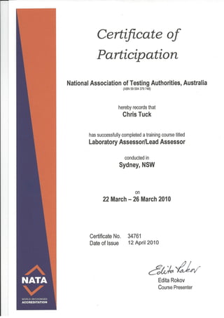 Nata Training | PDF