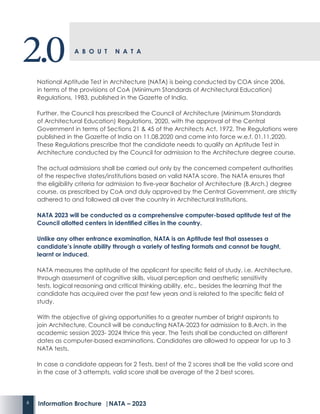 NATA syllabus in Bangalore | PDF