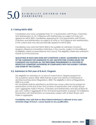 NATA syllabus in Bangalore | PDF