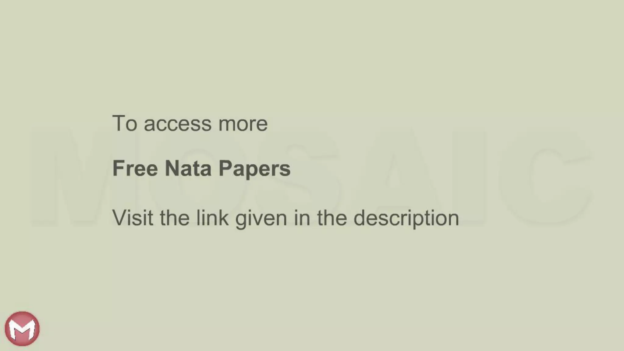 NATA EXAM PAPER | NATA EXAM QUESTION PAPER | PDF