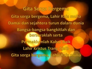 Natal 26 november | PPT