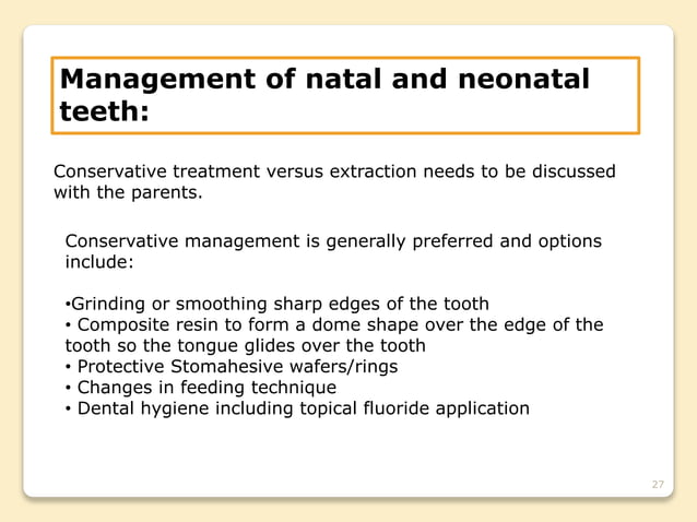 Natal and neonatal teeth | PPTX