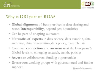 Natalie Harrower - DRI, RDA and Ireland | PPT