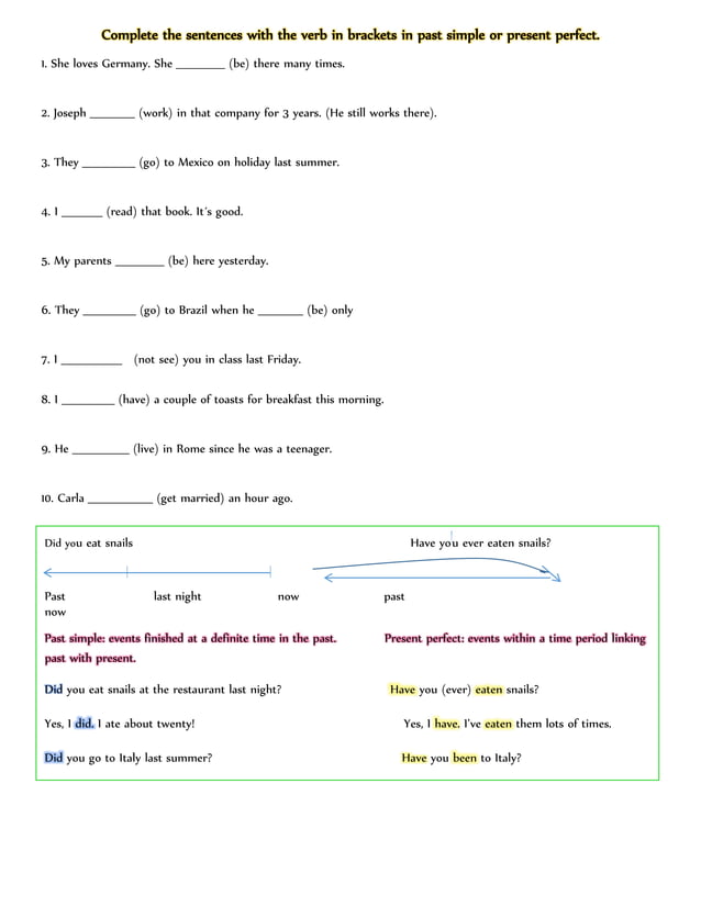 Natalie present perfect | DOCX