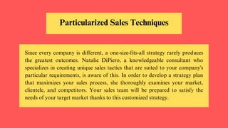 How Natalie Dipiero Can Revolutionize Your Sales Approach | PPT