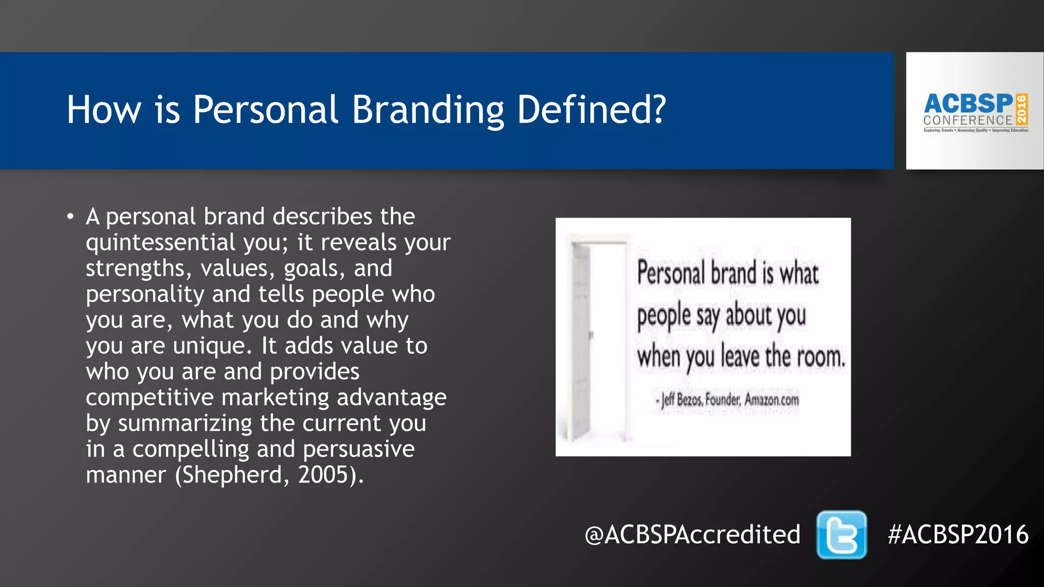 Personal Brand Management Model for Student Career Achievement ...