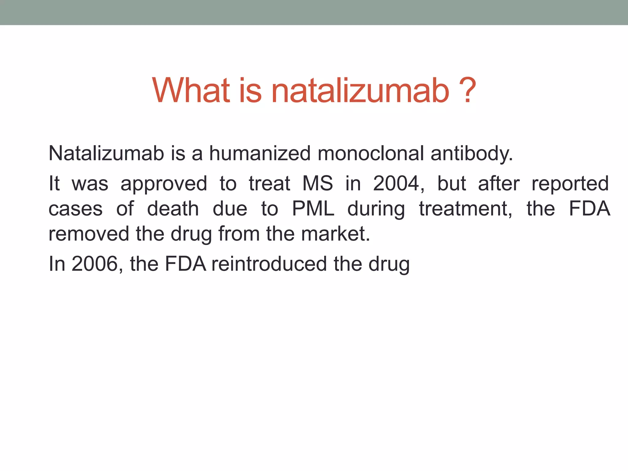 Natalizumab | PPTX