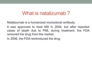 Natalizumab | PPTX