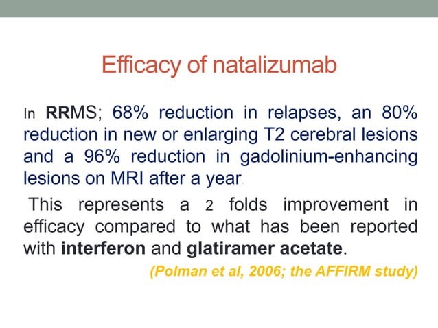 Natalizumab | PPTX | Brain and Nervous System Disorders | Diseases and ...