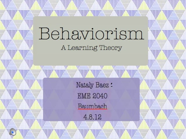 Behaviorism | PPT