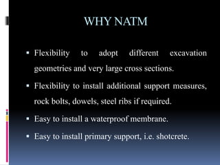NEW AUSTRIAN TUNNELING METHOD | PPTX