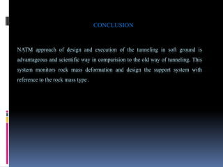 NEW AUSTRIAN TUNNELING METHOD | PPTX