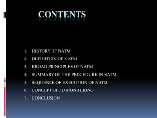 NEW AUSTRIAN TUNNELING METHOD | PPTX