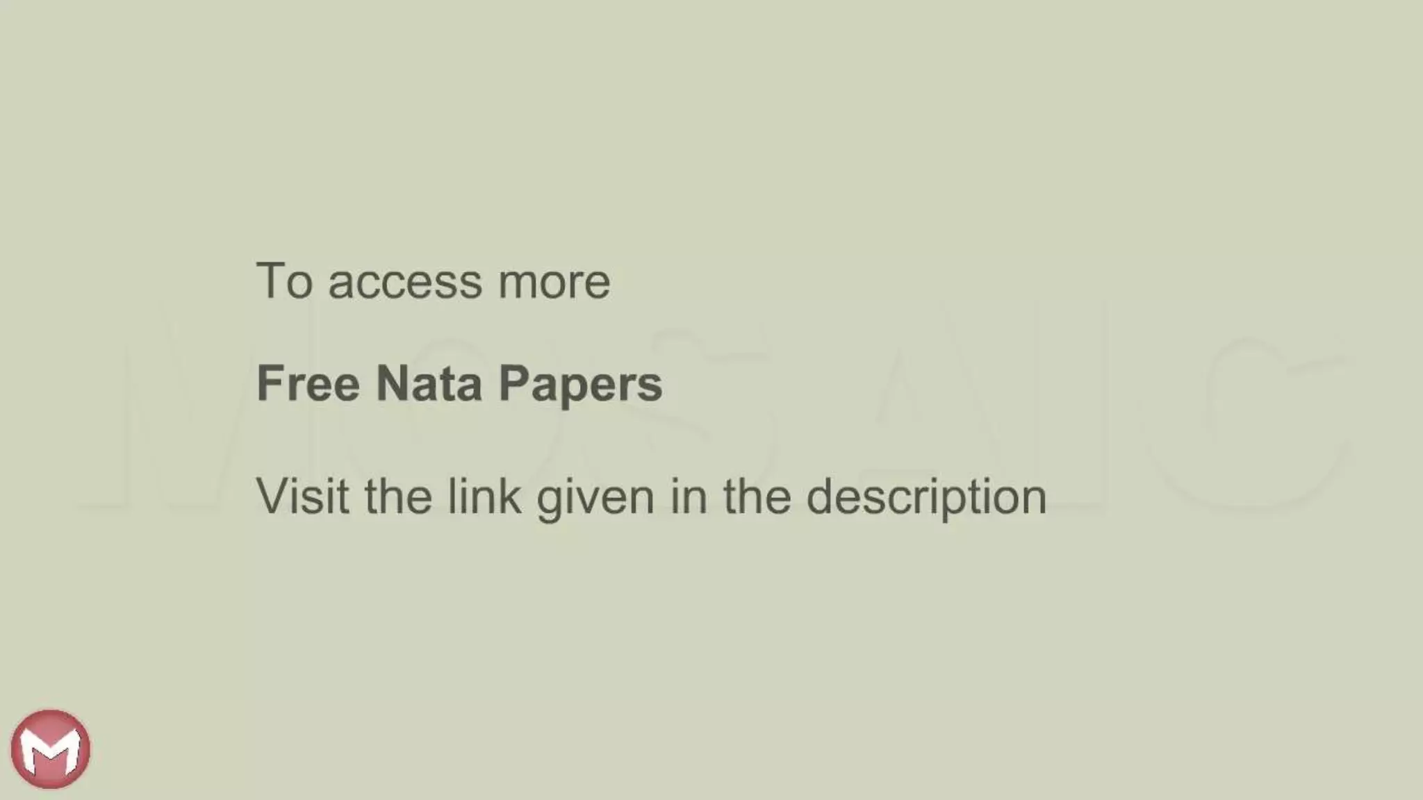 NATA EXAM PAPER | NATA EXAM QUESTION PAPER | PPTX