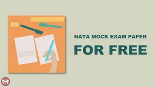 NATA EXAM PAPER | NATA EXAM QUESTION PAPER | PPTX