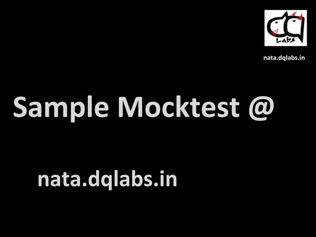 Nata pattern 2011 | PPT