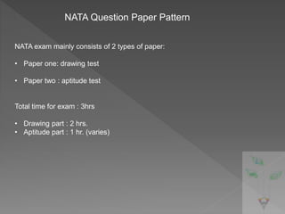 Nata question paper pattern | PPT