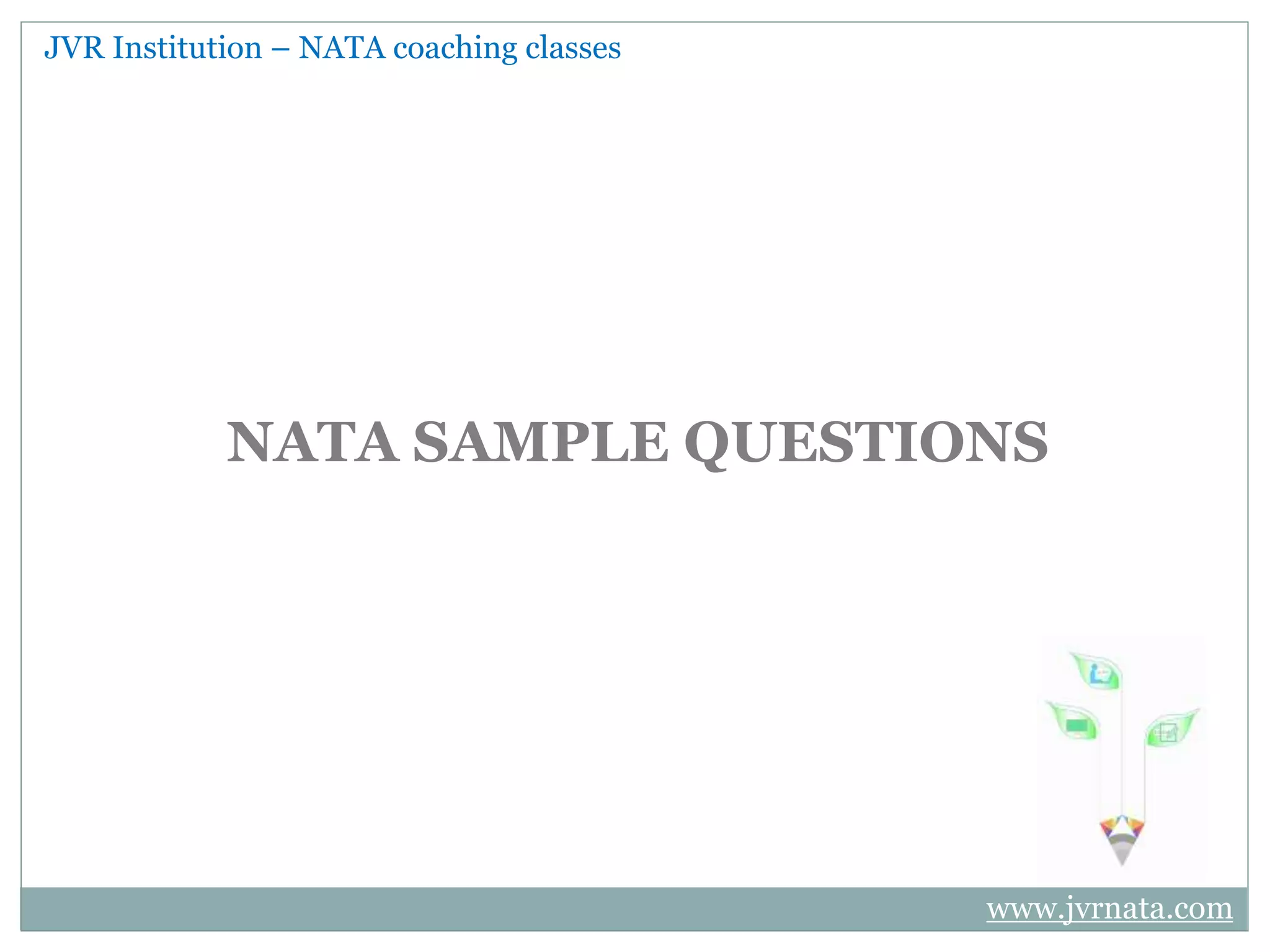 Nata sample papers | PPTX