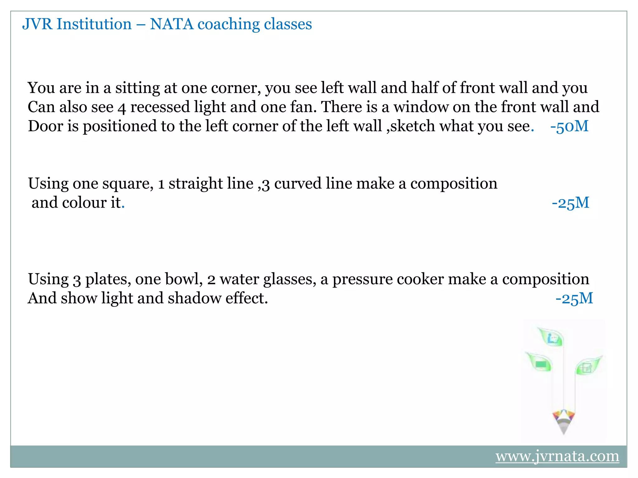 Nata sample papers | PPTX
