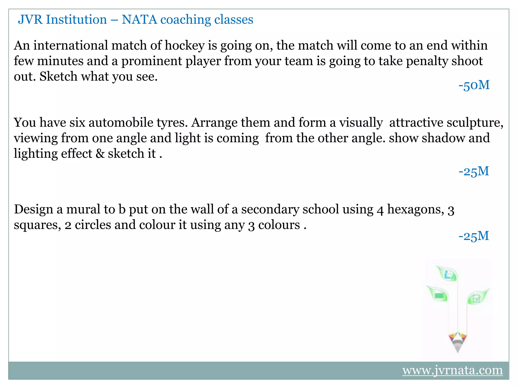 Nata sample papers | PPTX