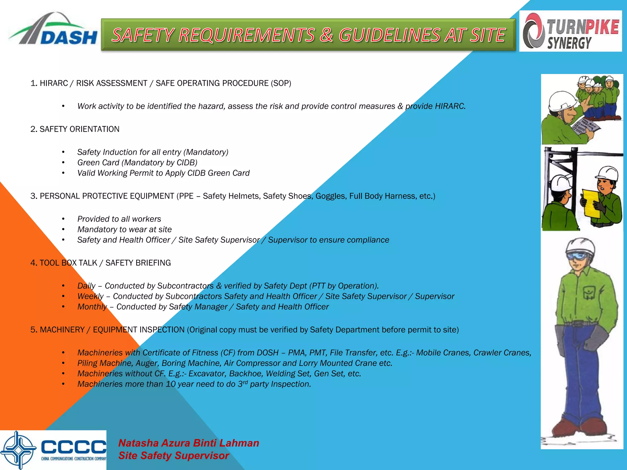 SAFETY REQUIREMENTS & GUIDELINES AT SITE | PDF