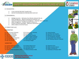 SAFETY REQUIREMENTS & GUIDELINES AT SITE | PDF