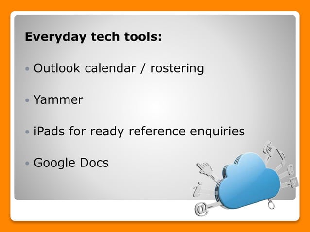 IT Staff skills training at YPRL - Natasha Savic and Cory Greenwood | PPT