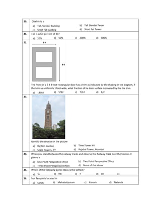Nata test 1 | PDF