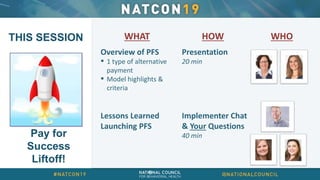 Pay for Success Liftoff! | PPT