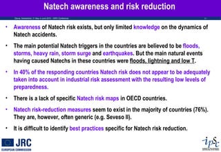 Natech risk reduction: Status in OECD Member Countries | PPT