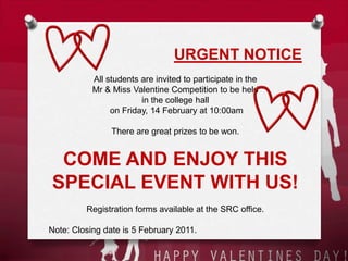 How to write a notice on a notice board (Communication students at FET ...