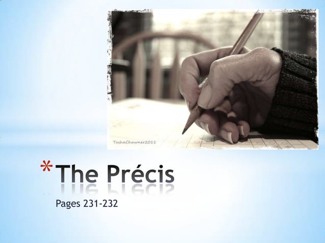 The Précis or Summary, for N4, N5 or N6 Communication students studying ...