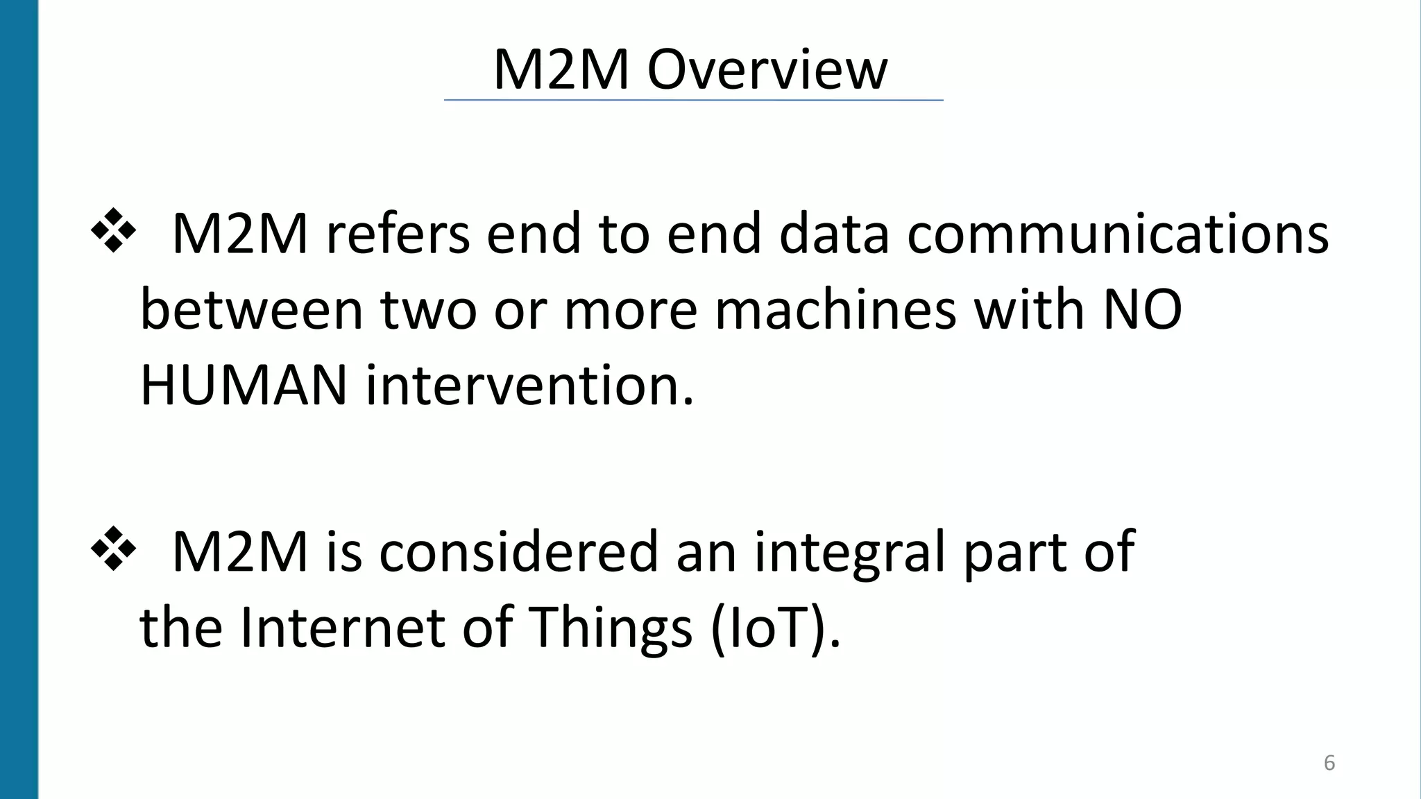 NATEG Days - Machine To Machine Communication | PPT